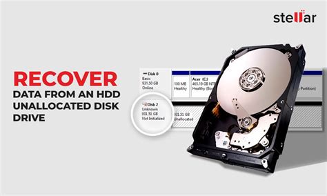 Ways To Recover Data From An HDD Unallocated Disk Drive