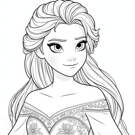 Elsa Is Amazing Coloring Page Download Print Or Color Online For Free