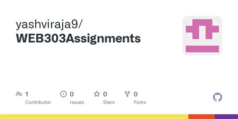 GitHub Yashviraja WEB Assignments