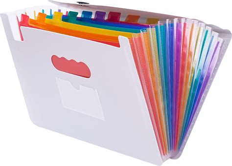 Tragbox File Organiser Box 13 Pockets Document Organiser Expanding File Folder Organiser Files