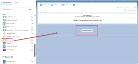 Add Chatter To Record Page In Salesforce