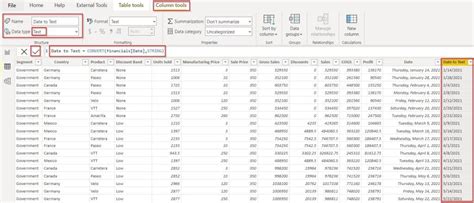 How To Convert Date To Text In Power Bi