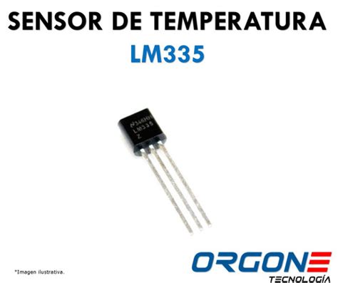 Sensor De Temperatura Lm335 Orgontec