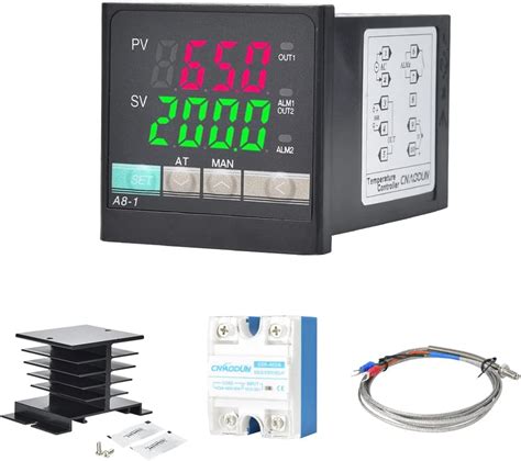 Pid Temperature Controller Heat Press Machine Digital Control Box With Time And Temperature Led
