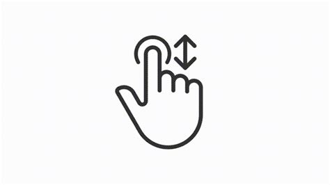 Animated Vertical Scroll Linear Icon Img Visuals
