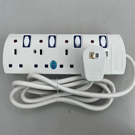 Extension 3 Plug 2 3 4 5 Gang Sirim 5m Heavy Light Duty Extension Trailing Socket