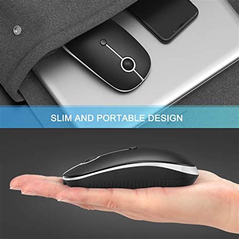 Type C Wireless Mouse Jelly Comb Dual Mode Ghz Rechargeable Slim Wireless Mouse With Nano