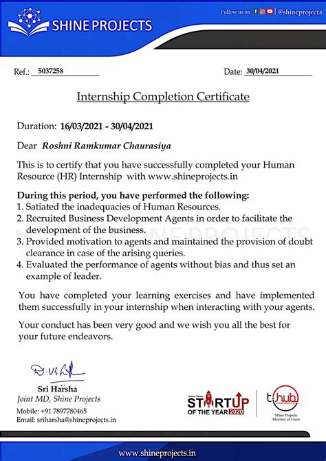 Roshni Chaurasiya On Linkedin Internship Humanresources Projects