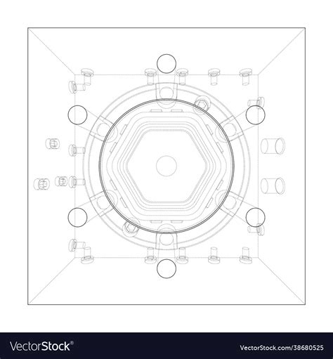 Abstract Industry Object Concept Royalty Free Vector Image