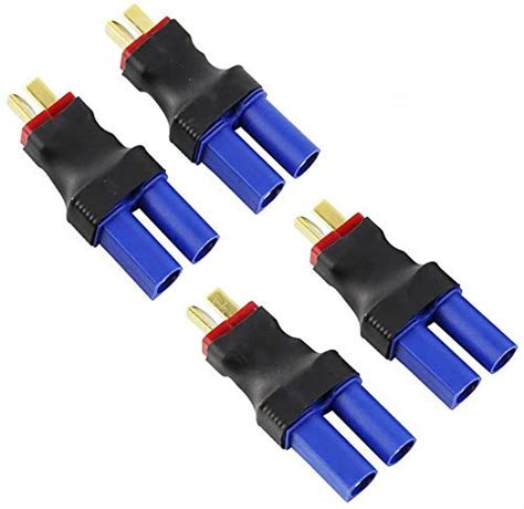Fly RC T Plug Deans Male To EC5 Female Connector No Wires RC LiPo Battery Connectors 4PCS