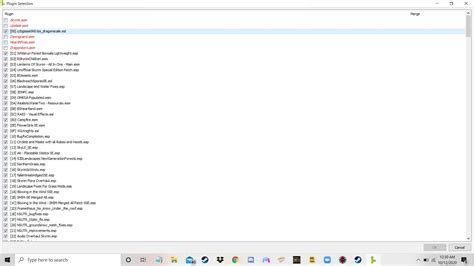 merge plugins not showing tabs skyrimmods