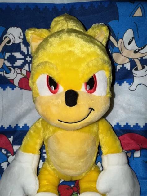 Build A Bear Super Sonic The Hedgehog Sonic Movie New Without