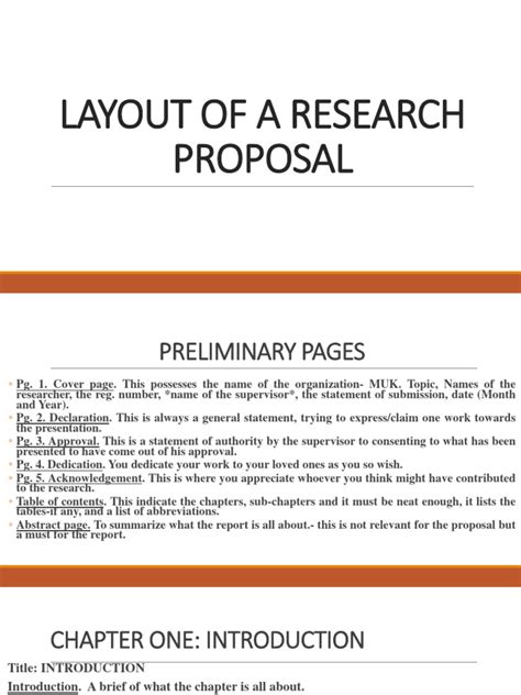 Research Proposal Layout Pdf Methodology Science