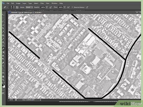 How To Convert A Map To A Sketch Using The Computer 7 Steps