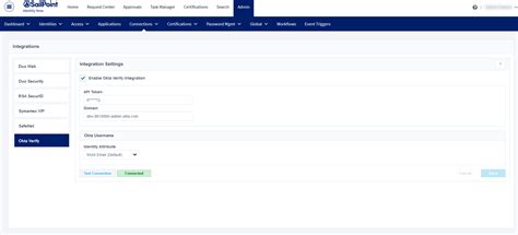Sailpoint Identitynow Integrate Okta Verify Allidm