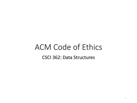 PPT ACM Code Of Ethics PowerPoint Presentation Free Download ID 8777970