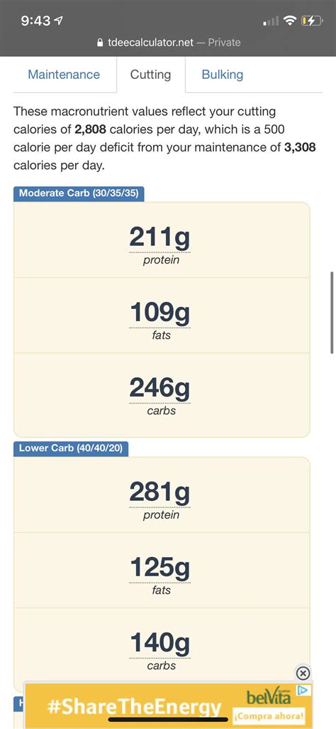 Which Macros Would You Chose Fat Loss And Gain Lean Muscle Im Weigh Roughly Lbs At