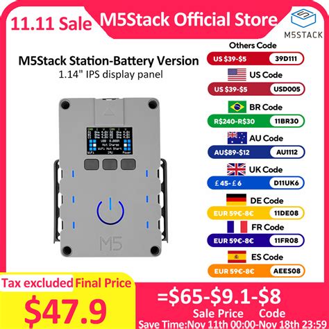 Jual Alkhzaban M5stack Official M5stack Station Esp32 Iot Development