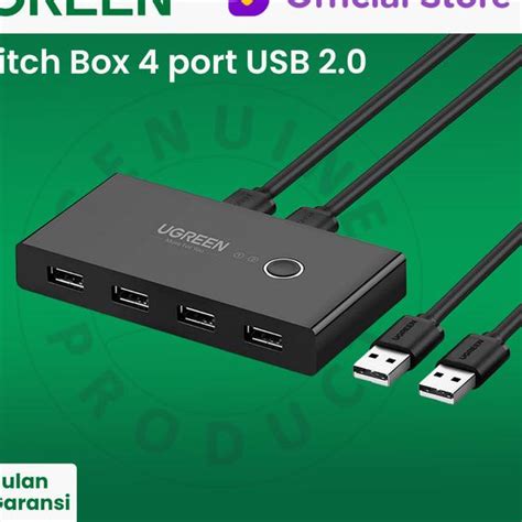 Jual UGREEN USB Hub 2 In 4 Out USB 3 0 Switch Box US216 USB 2 0 Shopee Indonesia