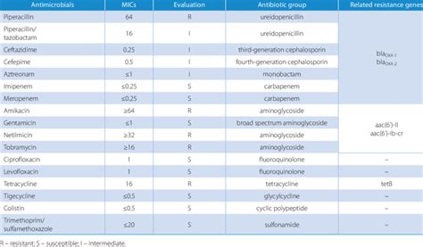 Antibiotic Resistance Profiles And Minimum Inhibitory Concentration Download Scientific Diagram