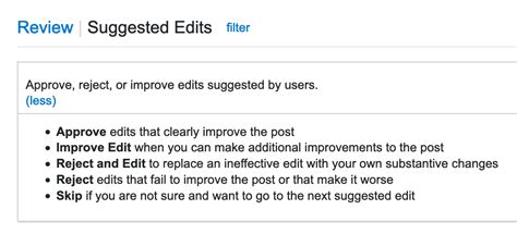 I Assume I Am Following Guidelines So Why Was My Edit Rejected What