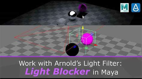 working with arnold light blocker in maya lesterbanks