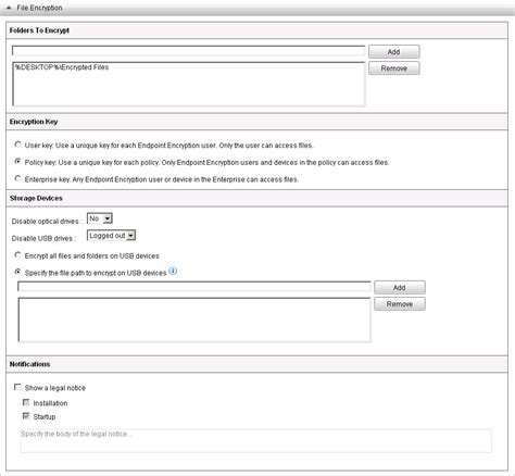 Configuring File Encryption Rules Trend Micro Service Central