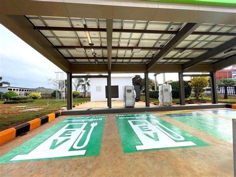 រី កដូច ផ្សិត ស្ថានី យ សាក ថ្ម ឡាន អគ្គិសនី ថ្មីមាន នៅ ខេត្ត មណ្ឌល គិរីហើយ ខណ តម្លៃ 1kwh តែ