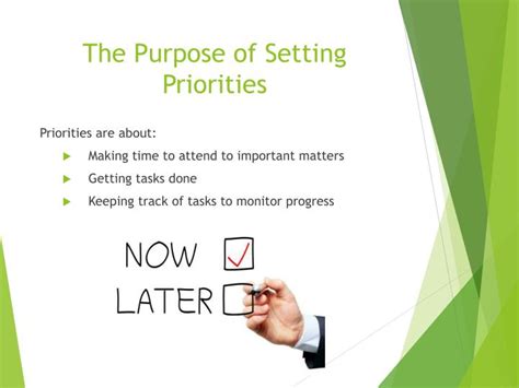 PPT Setting Right Priorities PowerPoint Presentation ID 7127985