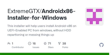 Github Extremegtx Androidx86 Installer For Windows This Installer Will Help Users Install