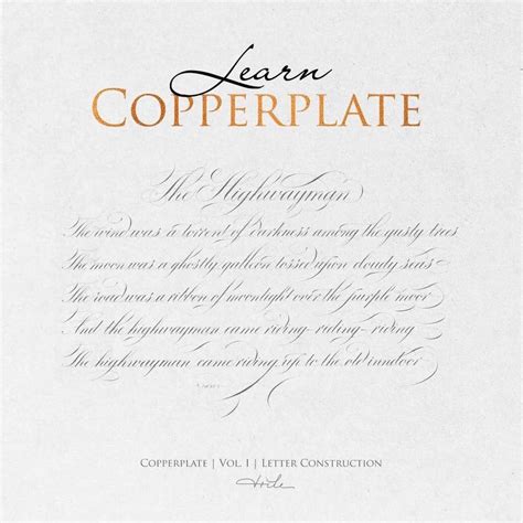 How To Do Copperplate Calligraphy Free Worksheets Lettering Daily
