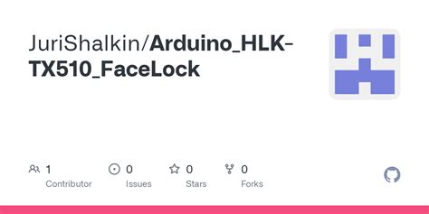 Github Jurishalkin Arduino Hlk Tx510 Facelock