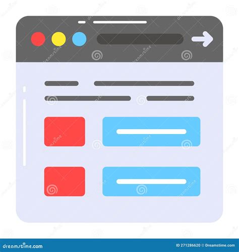 web page design vector design in modern style premium icon stock