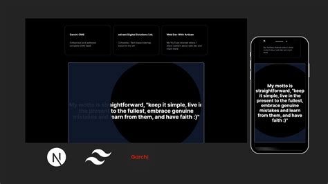 build a stunning portfolio next js garchi cms aceternity ui