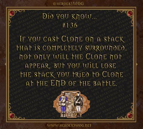 Disappearing Cloned Units Did You Know Nr 136 Heroes 3 Complete
