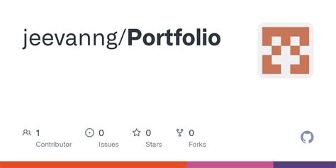 GitHub Jeevanng Portfolio