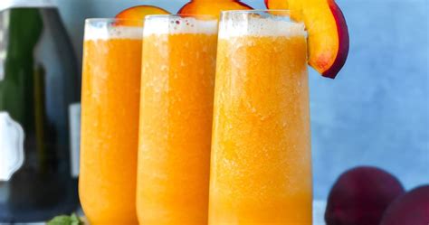 Frozen Peach Bellini Punchfork