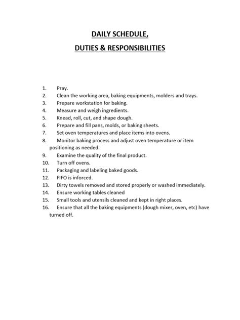 Dutiesandresponsibilities Pdf