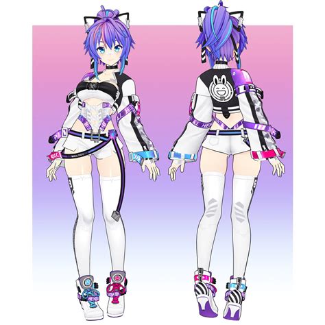 Sexy Hentai On Twitter RT Jjinomu Finished Renders Of ProjektMelody S Vrchat Model That I