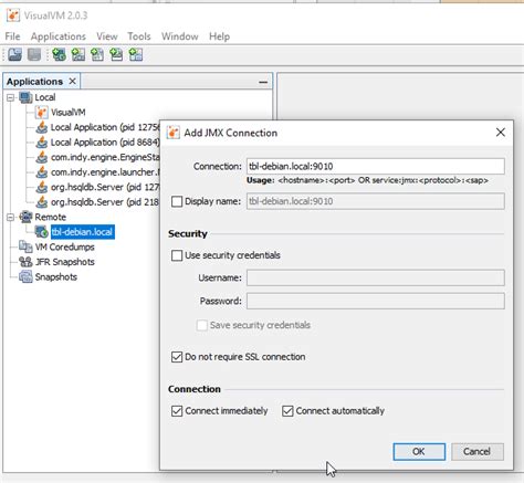 Monitoring Java Virtual Machine Portal