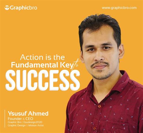 yusuf ahmed on linkedin success graphicbro motivation
