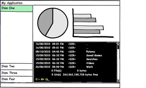 is it possible to display a command window inside a windows form