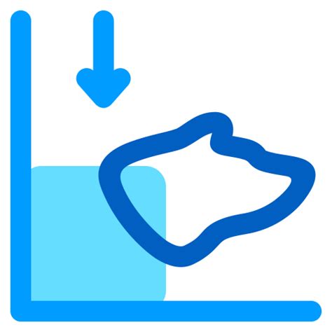 Bear Market Generic Blue Icon