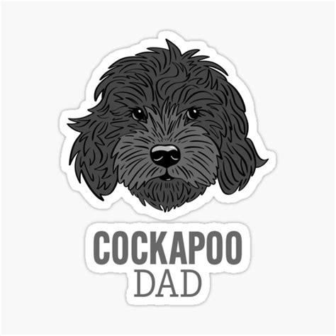 Cockapoo Dad Black Cockapoo Cavapoo Labradoodle Yorkipoo Design
