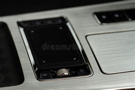 Car Media Controller Close Up Stock Image Image Of Transport Button