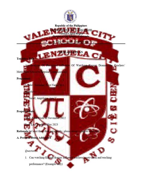 Research Plan Template Pdf Computers