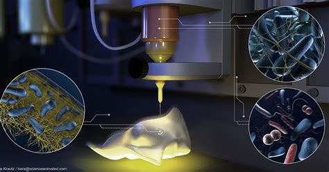 박테리아 잉크를 이용한 3d 프린터