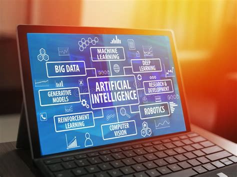 Artificial Intelligence Concept Diagram Of Ai Shows Elements Related