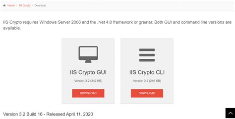 Hardening Your Iis Web Server Configuration With Iis Crypto Jonathan