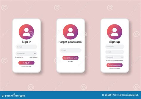 Login And Register Form Page Login Registration And Forgot Password